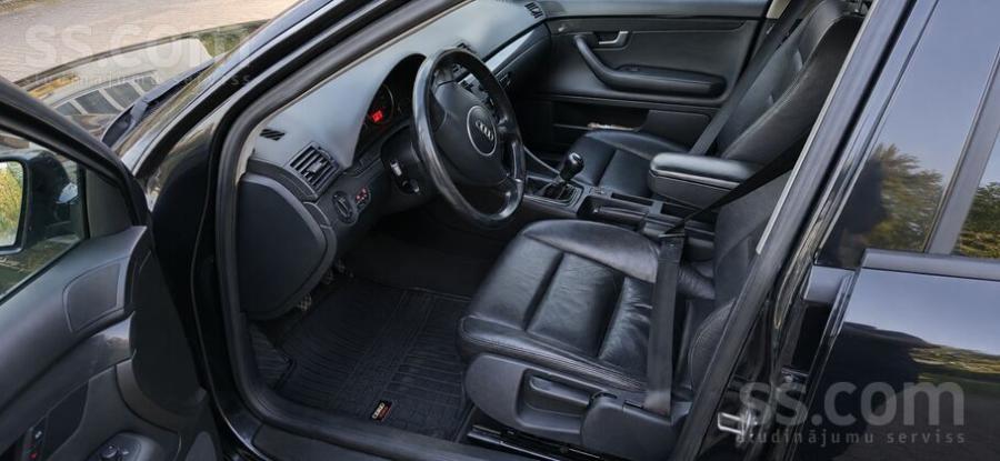 Melns Audi A4 2004 Ludza, ar dzinēja tilpumu 1.90 L un nobraukumu 366 tūkst. km par 2000 €, foto 6 vietnē AUTOMOTO.COM.LV