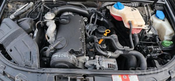 Black Audi A4 2004 in Ludza, with an engine capacity of 1.90 L and mileage of 366 thousand km for 2000 €, photo 8 on AUTOMOTO.COM.LV