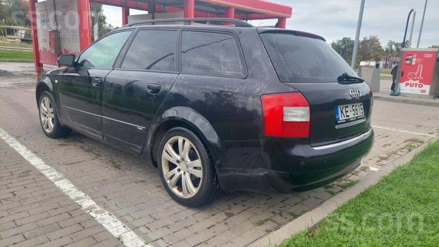 Melns Audi A4 2004 Valmiera, ar dzinēja tilpumu 1.90 L un nobraukumu 441 tūkst. km par 1400 €, foto 4 vietnē AUTOMOTO.COM.LV