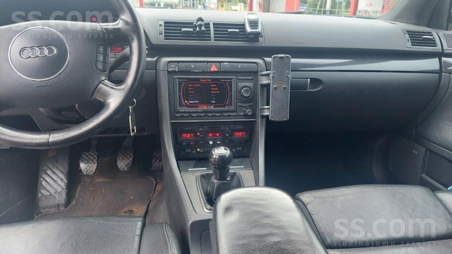 Melns Audi A4 2004 Valmiera, ar dzinēja tilpumu 1.90 L un nobraukumu 441 tūkst. km par 1400 €, foto 6 vietnē AUTOMOTO.COM.LV