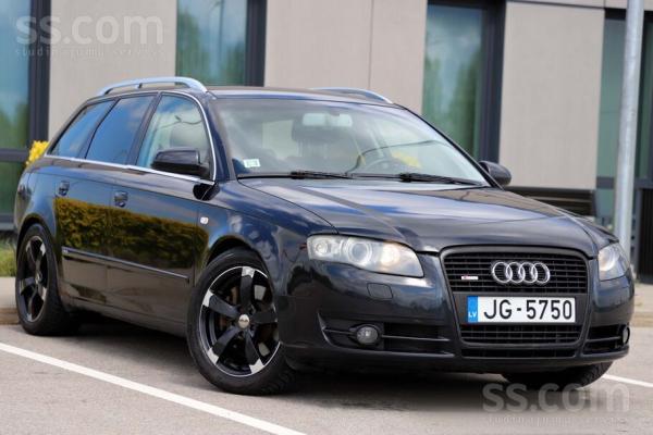 Melns Audi A4 2005 Tukums, ar dzinēja tilpumu 3.00 L un nobraukumu 0 tūkst. km par 2499 €, foto 1 vietnē AUTOMOTO.COM.LV
