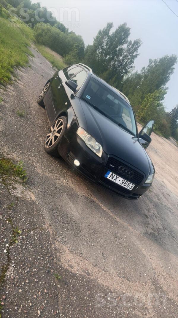 Melns Audi A4 2005 Daugavpils, ar dzinēja tilpumu 3.00 L un nobraukumu 0 tūkst. km par 1700 €, foto 2 vietnē AUTOMOTO.COM.LV