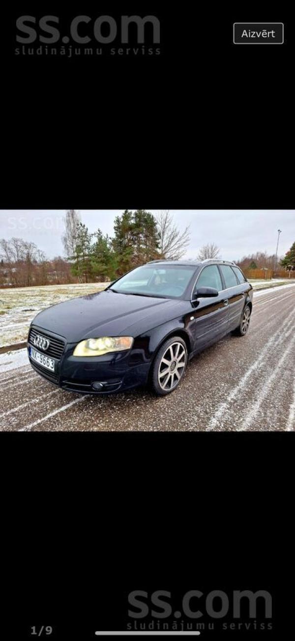 Melns Audi A4 2005 Daugavpils, ar dzinēja tilpumu 3.00 L un nobraukumu 0 tūkst. km par 1700 €, foto 7 vietnē AUTOMOTO.COM.LV