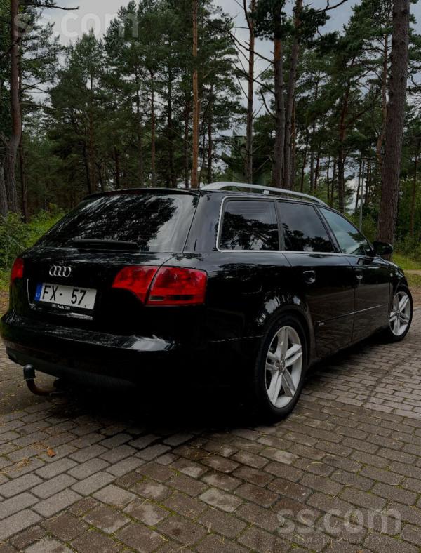 Black Audi A4 2005 in Ventspils, with an engine capacity of 2.00 L and mileage of 279 thousand km for 2999 €, photo 7 on AUTOMOTO.COM.LV