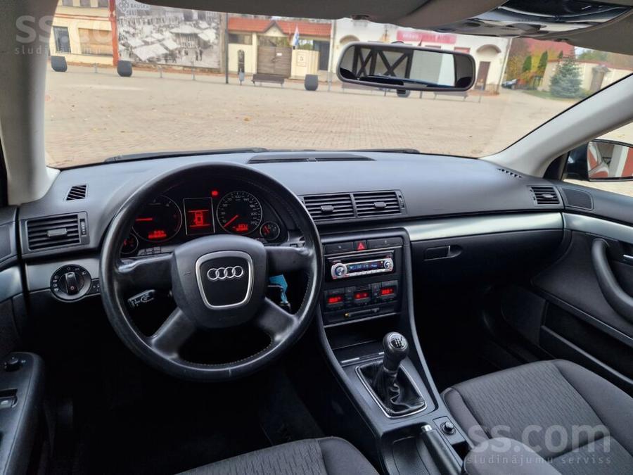 Melns Audi A4 2005 Bauska, ar dzinēja tilpumu 1.90 L un nobraukumu 323 tūkst. km par 3550 €, foto 11 vietnē AUTOMOTO.COM.LV
