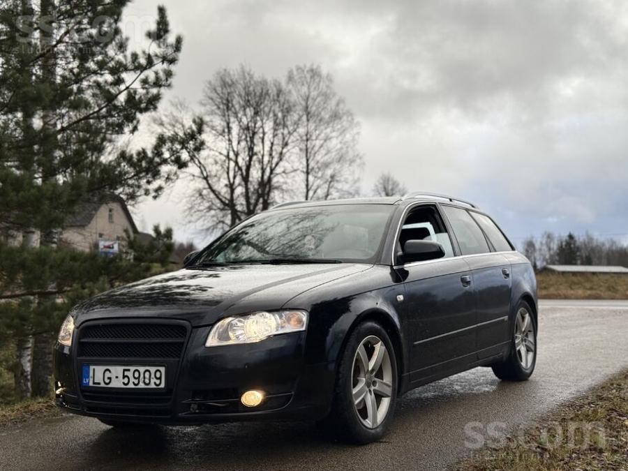 Melns Audi A4 2005 Cēsis, ar dzinēja tilpumu 2.00 L un nobraukumu 281 tūkst. km par 2100 €, foto 1 vietnē AUTOMOTO.COM.LV