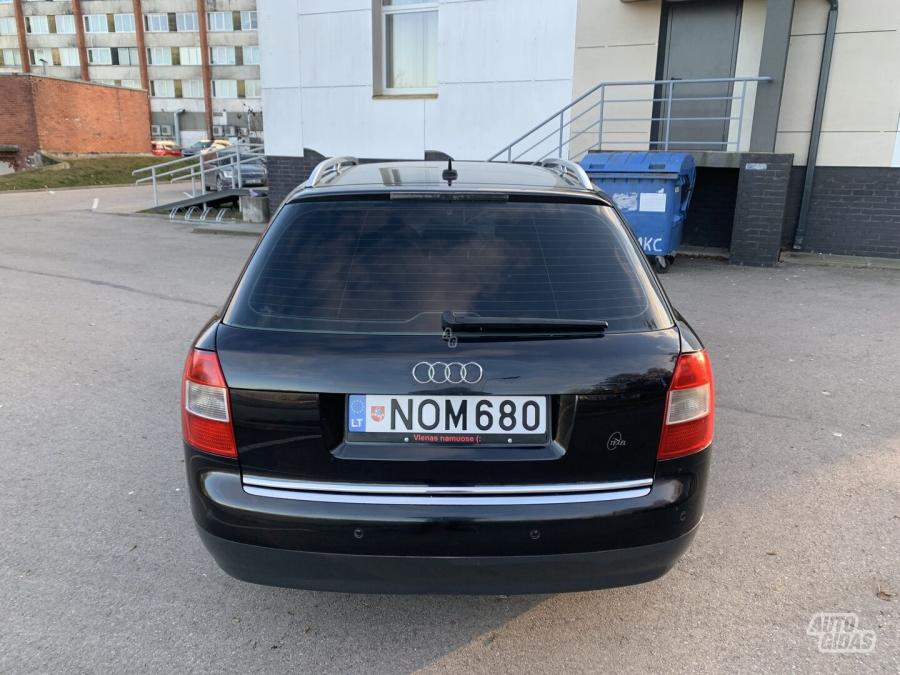 Black Audi A4 2005 in Marijampole, with an engine capacity of 1.90 L and mileage of 348 thousand km for 1950 €, photo 7 on AUTOMOTO.COM.LV