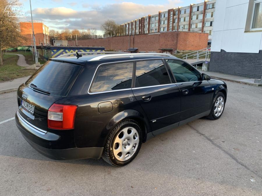 Black Audi A4 2005 in Marijampole, with an engine capacity of 1.90 L and mileage of 348 thousand km for 1950 €, photo 8 on AUTOMOTO.COM.LV