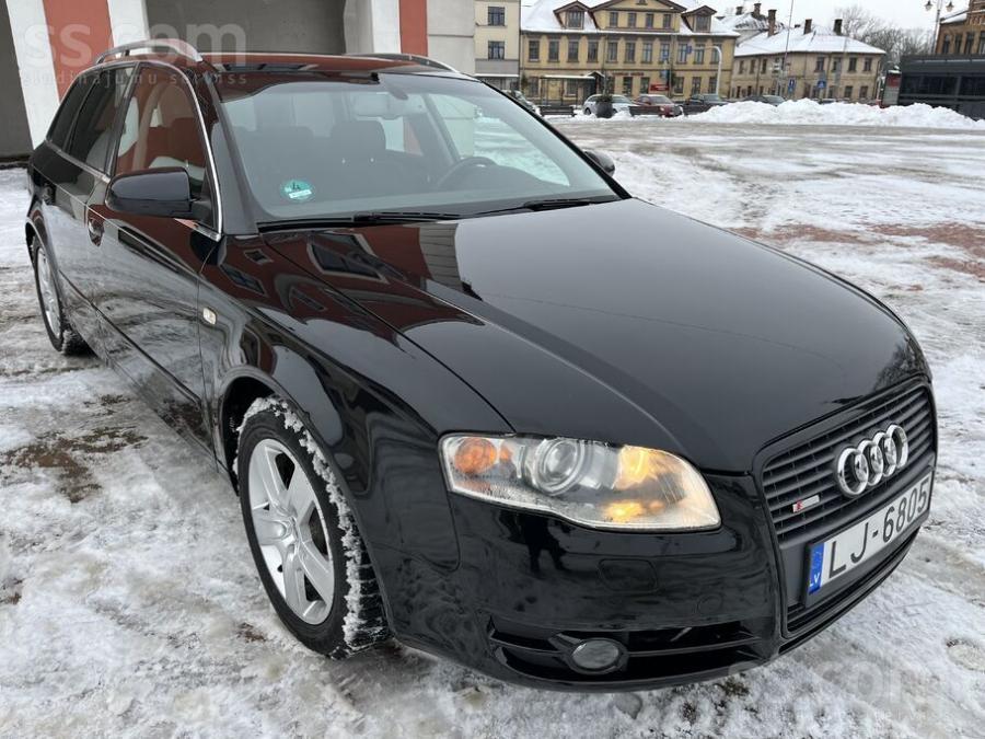 Black Audi A4 2005 in Bauska, with an engine capacity of 2.00 L and mileage of 0 thousand km for 3190 €, photo 9 on AUTOMOTO.COM.LV