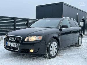 Black Audi A4 2005 in Vilnius, with an engine capacity of 2.00 L and mileage of 331 thousand km for 2799 €, photo  on AUTOMOTO.COM.LV