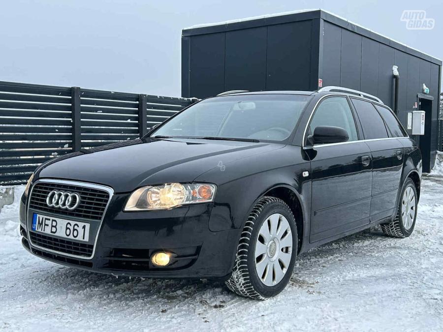 Melns Audi A4 2005 Viļņa, ar dzinēja tilpumu 2.00 L un nobraukumu 331 tūkst. km par 2799 €, foto 1 vietnē AUTOMOTO.COM.LV