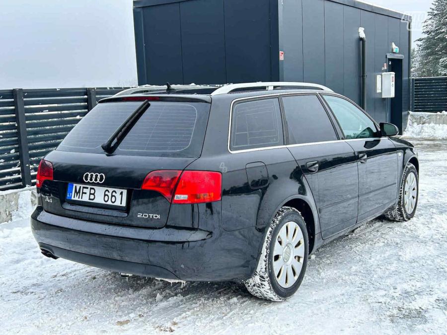 Melns Audi A4 2005 Viļņa, ar dzinēja tilpumu 2.00 L un nobraukumu 331 tūkst. km par 2799 €, foto 2 vietnē AUTOMOTO.COM.LV