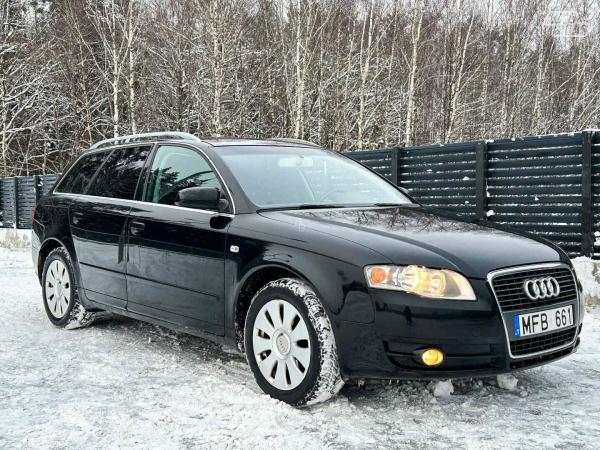 Black Audi A4 2005 in Vilnius, with an engine capacity of 2.00 L and mileage of 331 thousand km for 2799 €, photo 4 on AUTOMOTO.COM.LV