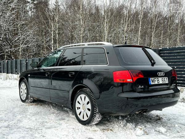 Black Audi A4 2005 in Vilnius, with an engine capacity of 2.00 L and mileage of 331 thousand km for 2799 €, photo 5 on AUTOMOTO.COM.LV