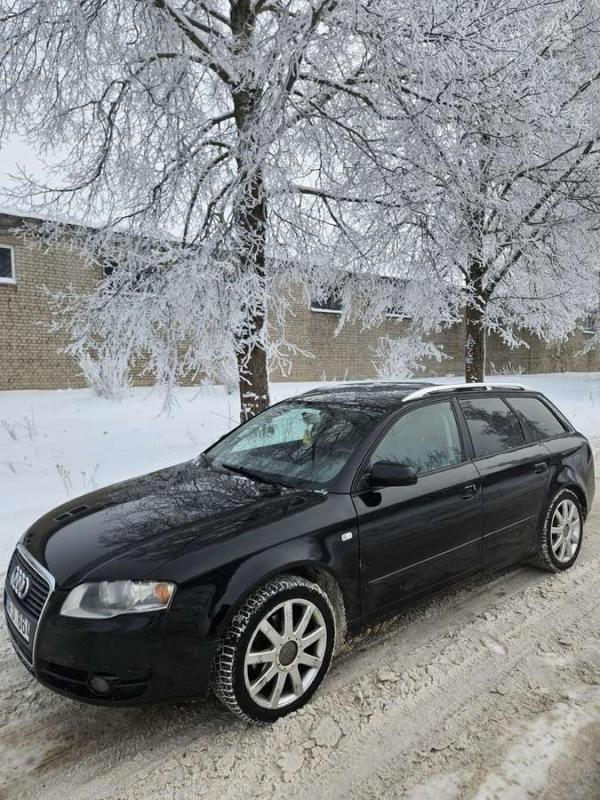 Black Audi A4 2005 in Telschi, with an engine capacity of 2.00 L and mileage of 401 thousand km for 1450 €, photo 2 on AUTOMOTO.COM.LV