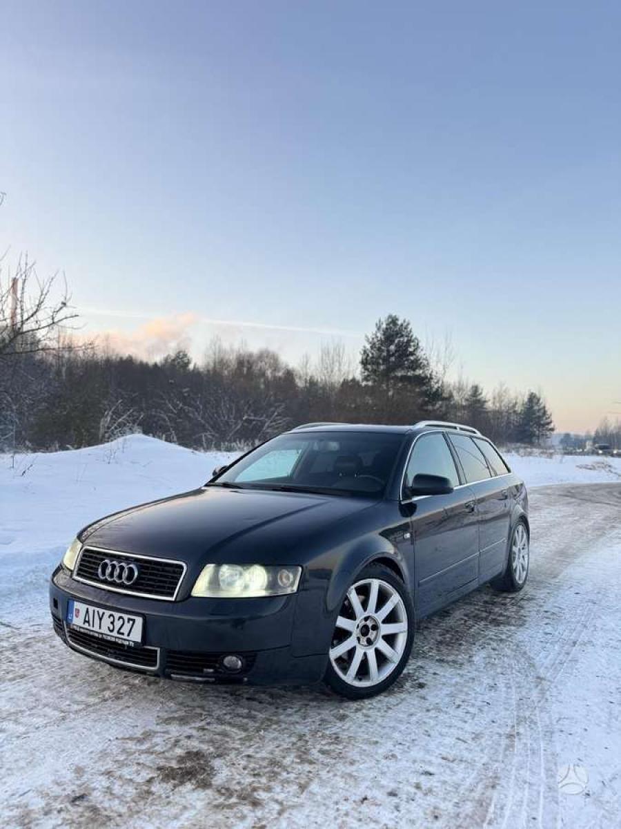 Melns Audi A4 2005 Viļņa, ar dzinēja tilpumu 2.50 L un nobraukumu 300 tūkst. km par 2000 €, foto 1 vietnē AUTOMOTO.COM.LV