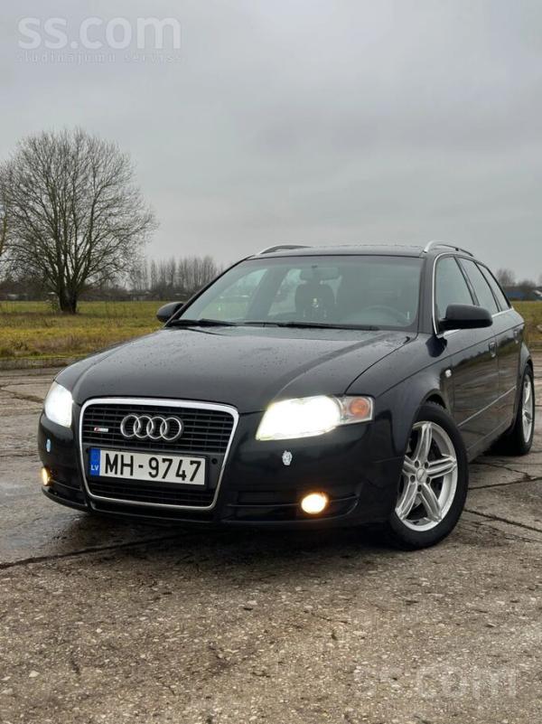 Black Audi A4 2005 in Riga, with an engine capacity of 3.00 L and mileage of 312 thousand km for 1800 €, photo 1 on AUTOMOTO.COM.LV