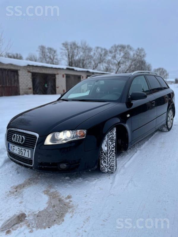 Black Audi A4 2005 in Balvi, with an engine capacity of 2.00 L and mileage of 439 thousand km for 2000 €, photo 2 on AUTOMOTO.COM.LV