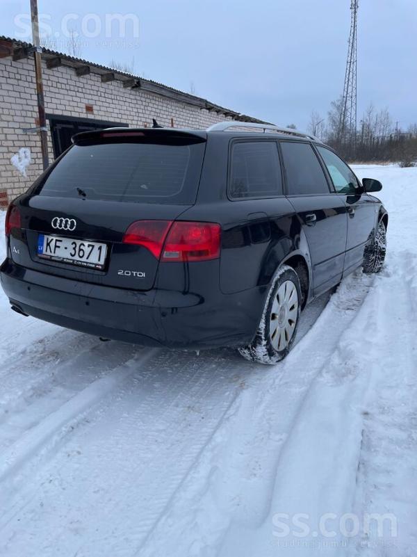 Black Audi A4 2005 in Balvi, with an engine capacity of 2.00 L and mileage of 439 thousand km for 2000 €, photo 3 on AUTOMOTO.COM.LV
