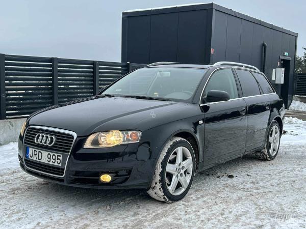 Black Audi A4 2005 in Vilnius, with an engine capacity of 2.00 L and mileage of 371 thousand km for 2100 €, photo 1 on AUTOMOTO.COM.LV