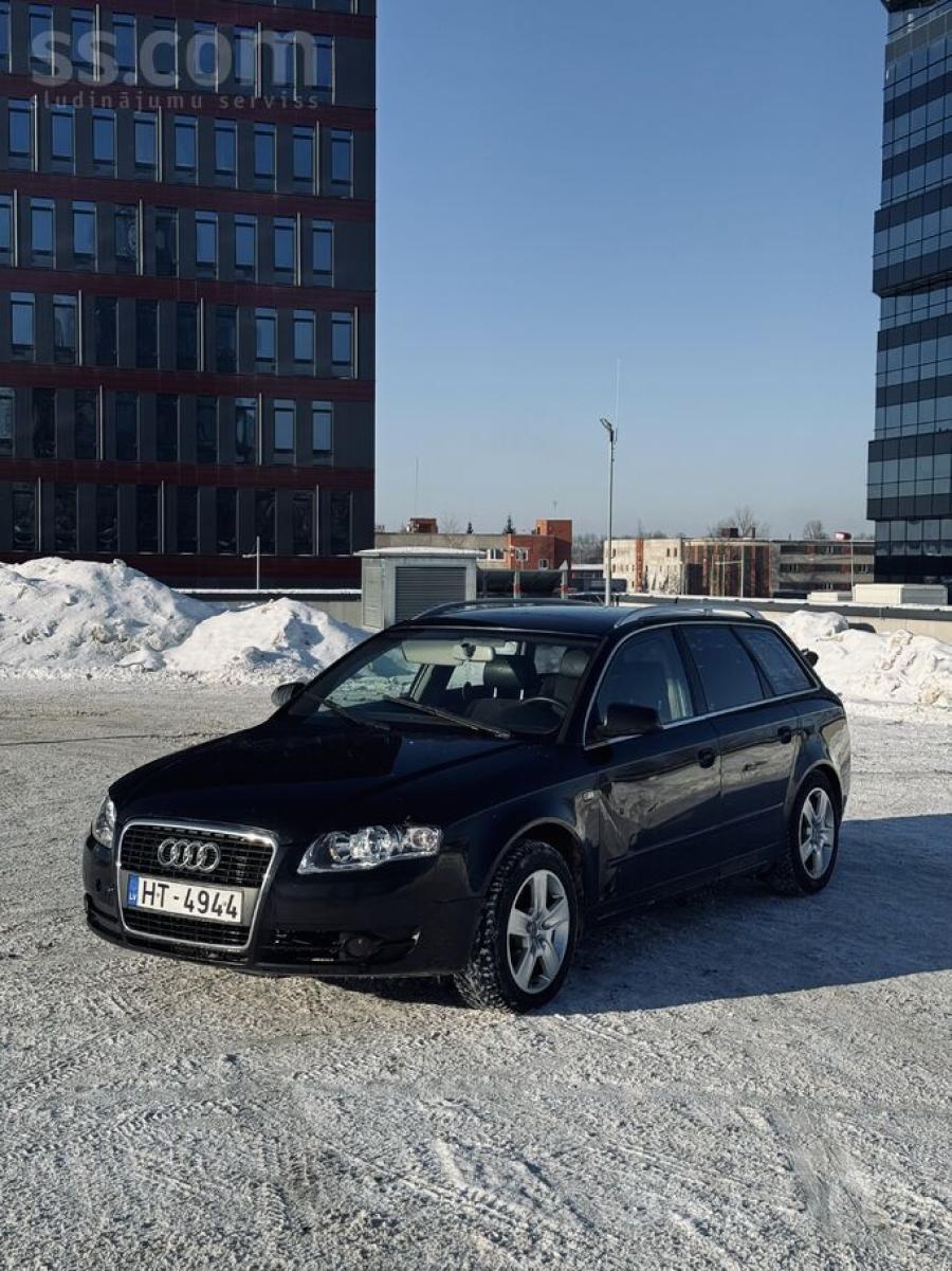 Black Audi A4 2005 in Riga, with an engine capacity of 2.00 L and mileage of 0 thousand km for 2250 €, photo 1 on AUTOMOTO.COM.LV