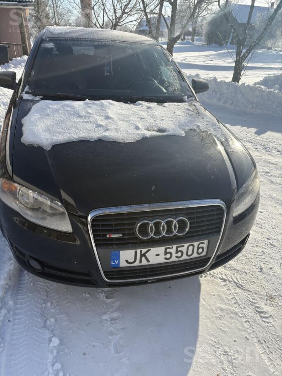 Black Audi A4 2005 in Liepaja, with an engine capacity of 2.00 L and mileage of 413 thousand km for 2000 €, photo 3 on AUTOMOTO.COM.LV