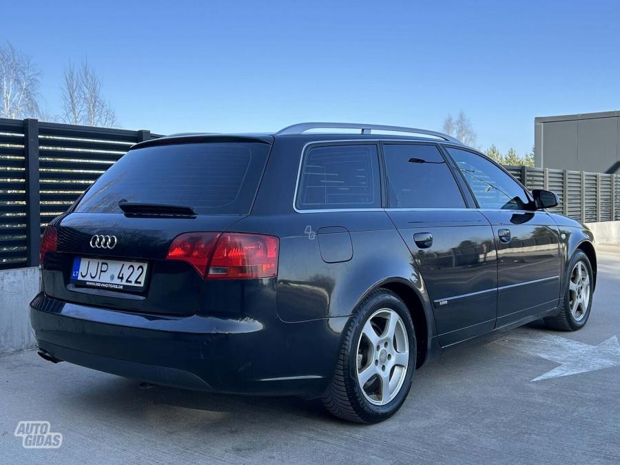 Black Audi A4 2005 in Vilnius, with an engine capacity of 2.00 L and mileage of 331 thousand km for 2070 €, photo 2 on AUTOMOTO.COM.LV