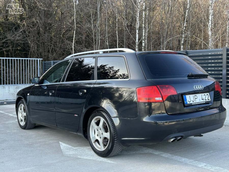 Black Audi A4 2005 in Vilnius, with an engine capacity of 2.00 L and mileage of 331 thousand km for 2070 €, photo 4 on AUTOMOTO.COM.LV