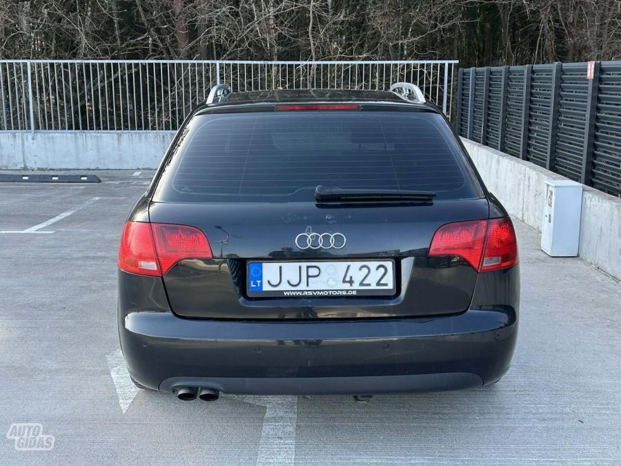 Black Audi A4 2005 in Vilnius, with an engine capacity of 2.00 L and mileage of 331 thousand km for 2070 €, photo 6 on AUTOMOTO.COM.LV