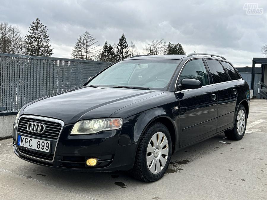 Black Audi A4 2005 in Vilnius, with an engine capacity of 1.90 L and mileage of 420 thousand km for 2199 €, photo 1 on AUTOMOTO.COM.LV