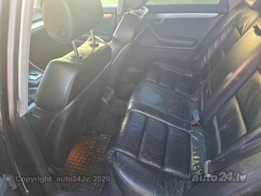 Black Audi A4 2005 in Tallinn, with an engine capacity of 3.00 L and mileage of 398 thousand km for 1499 €, photo 6 on AUTOMOTO.COM.LV