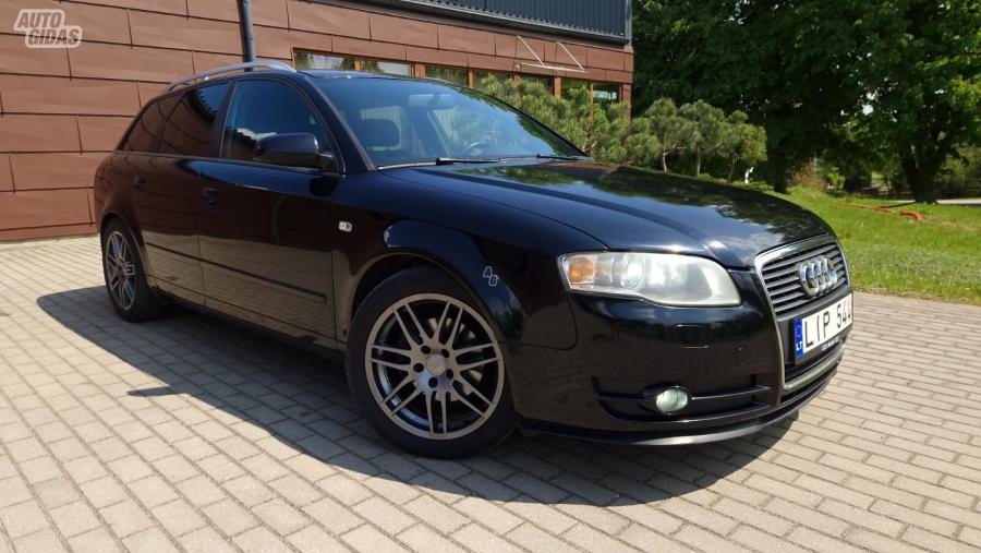 Black Audi A4 2005 in Vilnius, with an engine capacity of 2.00 L and mileage of 332 thousand km for 3450 €, photo 1 on AUTOMOTO.COM.LV