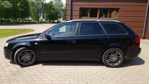 Black Audi A4 2005 in Vilnius, with an engine capacity of 2.00 L and mileage of 332 thousand km for 3450 €, photo 4 on AUTOMOTO.COM.LV