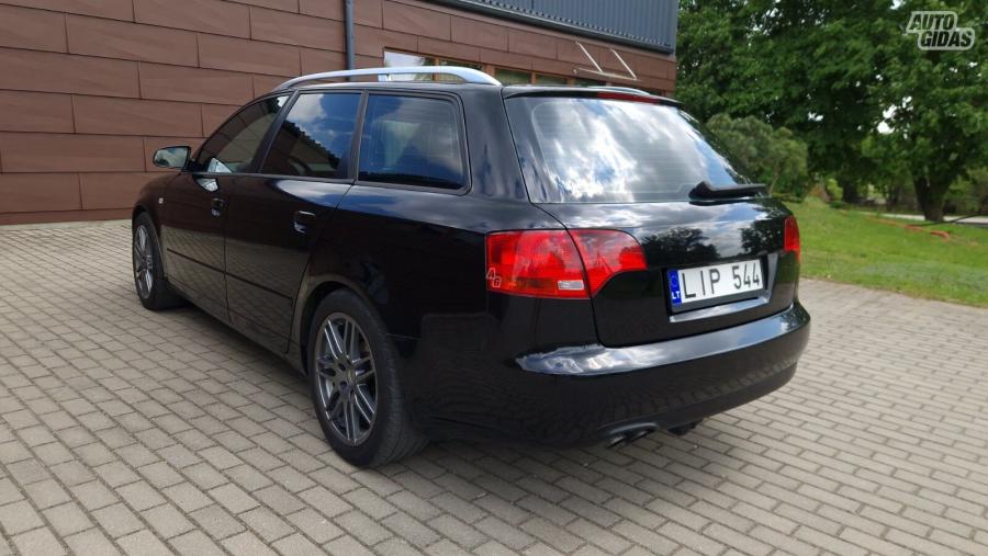 Black Audi A4 2005 in Vilnius, with an engine capacity of 2.00 L and mileage of 332 thousand km for 3450 €, photo 6 on AUTOMOTO.COM.LV