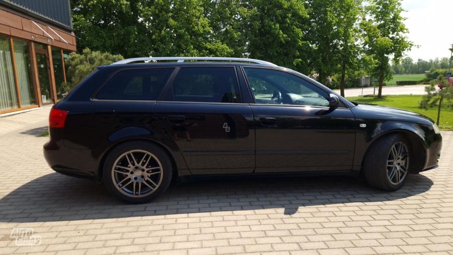 Black Audi A4 2005 in Vilnius, with an engine capacity of 2.00 L and mileage of 332 thousand km for 3450 €, photo 9 on AUTOMOTO.COM.LV