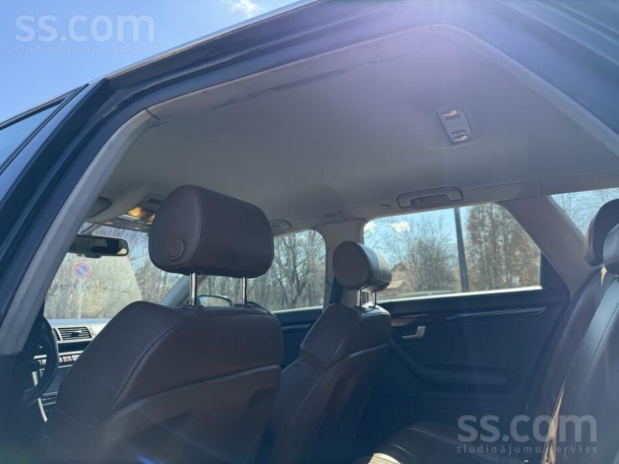 Melns Audi A4 2005 Valmiera, ar dzinēja tilpumu 3.00 L un nobraukumu 360 tūkst. km par 2750 €, foto 12 vietnē AUTOMOTO.COM.LV