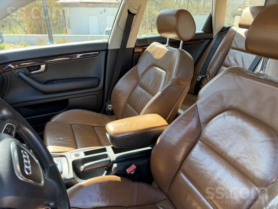Melns Audi A4 2005 Valmiera, ar dzinēja tilpumu 3.00 L un nobraukumu 360 tūkst. km par 2750 €, foto 16 vietnē AUTOMOTO.COM.LV
