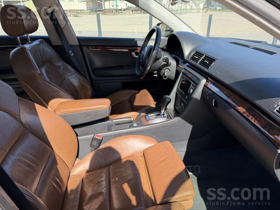 Melns Audi A4 2005 Valmiera, ar dzinēja tilpumu 3.00 L un nobraukumu 360 tūkst. km par 2750 €, foto 19 vietnē AUTOMOTO.COM.LV