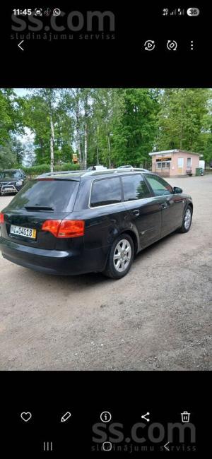 Черный Ауди А4 2005 в Тукумс, объемом двигателя 2.00 л и пробегом 370 тыс. км за 2500 €, фото 3 на AUTOMOTO.COM.LV