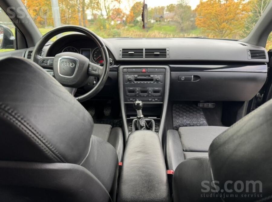 Black Audi A4 2005 in Valka, with an engine capacity of 1.80 L and mileage of 219 thousand km for 3500 €, photo 7 on AUTOMOTO.COM.LV
