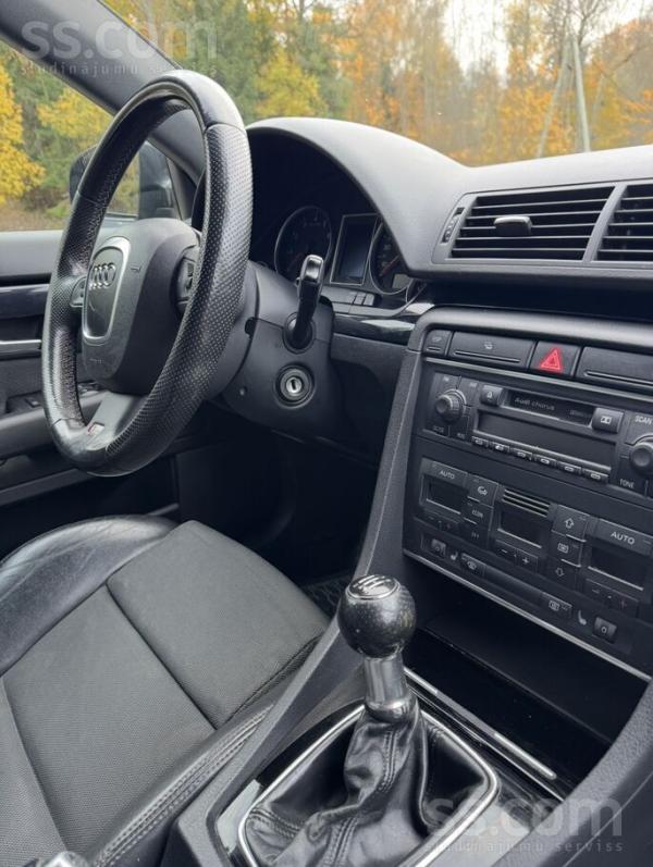 Melns Audi A4 2005 Valka, ar dzinēja tilpumu 1.80 L un nobraukumu 219 tūkst. km par 3500 €, foto 7 vietnē AUTOMOTO.COM.LV