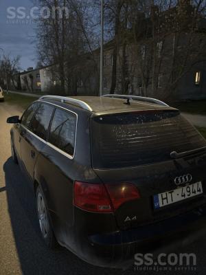 Black Audi A4 2005 in Jelgava, with an engine capacity of 2.00 L and mileage of 472 thousand km for 1500 €, photo  on AUTOMOTO.COM.LV