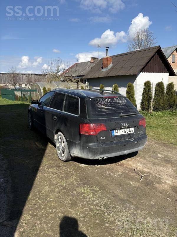 Black Audi A4 2005 in Jelgava, with an engine capacity of 2.00 L and mileage of 472 thousand km for 1500 €, photo 3 on AUTOMOTO.COM.LV