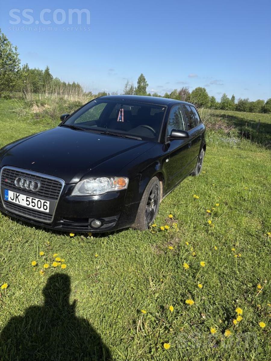 Melns Audi A4 2005 Liepāja, ar dzinēja tilpumu 2.00 L un nobraukumu 413 tūkst. km par 1800 €, foto 1 vietnē AUTOMOTO.COM.LV