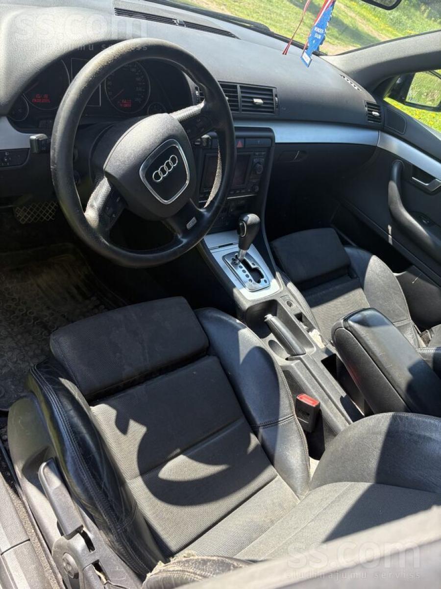 Melns Audi A4 2005 Liepāja, ar dzinēja tilpumu 2.00 L un nobraukumu 413 tūkst. km par 1800 €, foto 6 vietnē AUTOMOTO.COM.LV