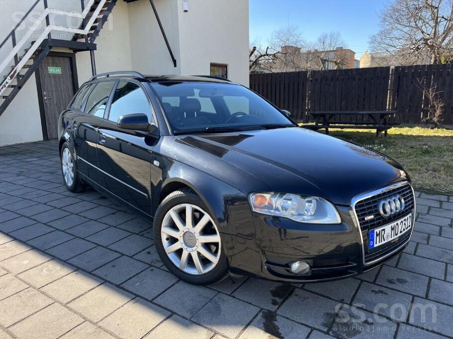 Black Audi A4 2005 in Riga, with an engine capacity of 3.00 L and mileage of 0 thousand km for 4990 €, photo 3 on AUTOMOTO.COM.LV