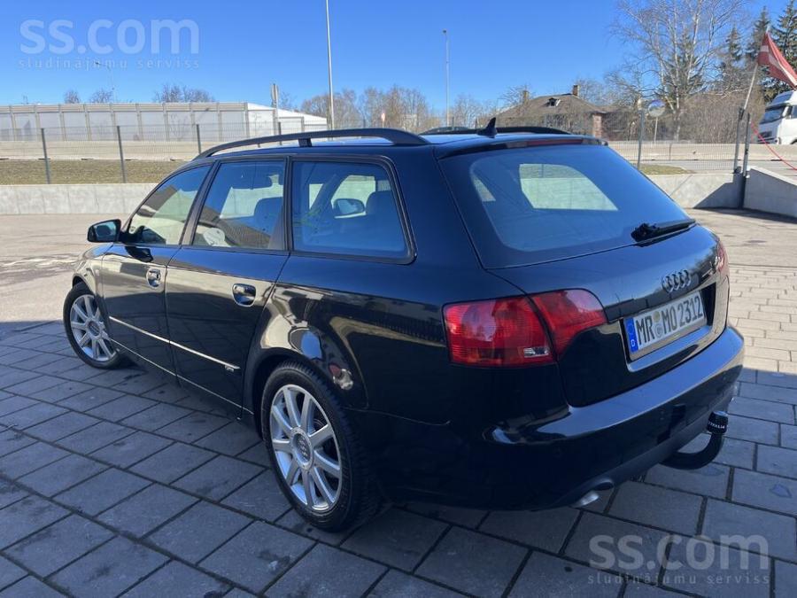 Black Audi A4 2005 in Riga, with an engine capacity of 3.00 L and mileage of 0 thousand km for 4990 €, photo 5 on AUTOMOTO.COM.LV
