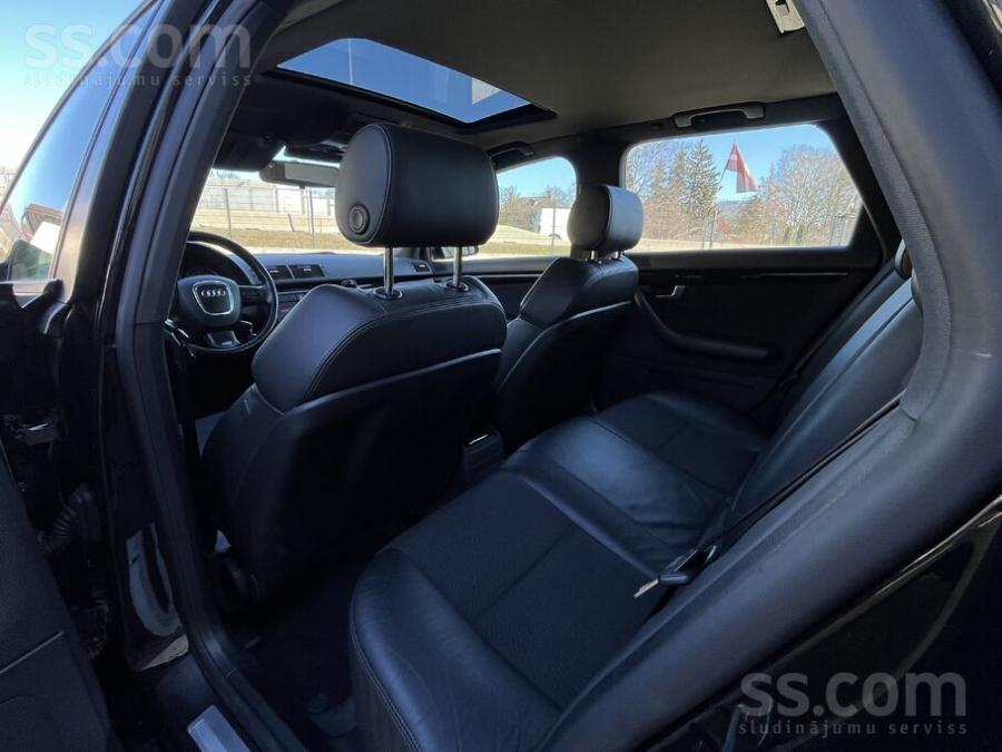 Black Audi A4 2005 in Riga, with an engine capacity of 3.00 L and mileage of 0 thousand km for 4990 €, photo 10 on AUTOMOTO.COM.LV