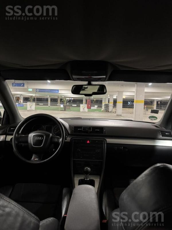 Melns Audi A4 2005 Rīga, ar dzinēja tilpumu 2.00 L un nobraukumu 287 tūkst. km par 4995 €, foto 7 vietnē AUTOMOTO.COM.LV