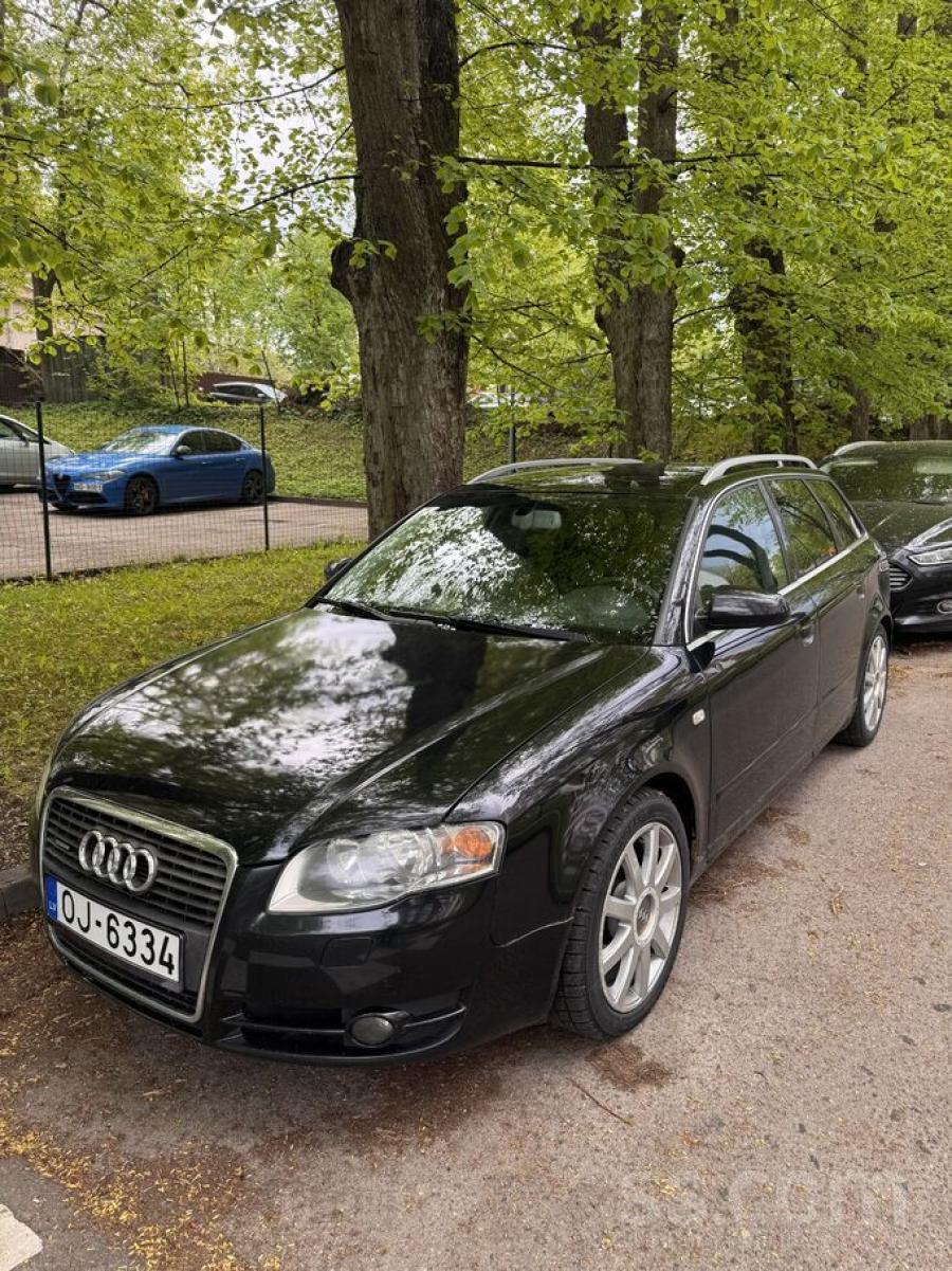 Black Audi A4 2005 in Riga, with an engine capacity of 3.00 L and mileage of 391 thousand km for 2050 €, photo 1 on AUTOMOTO.COM.LV